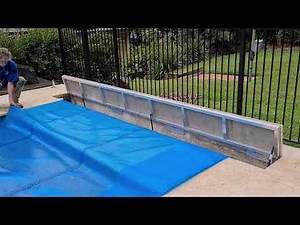 Aussie UnderCover® Power21 in Paving - hidden underground pool cover