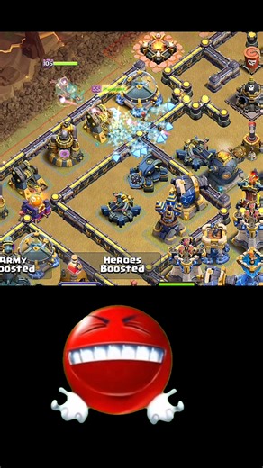 FROST Flake and Barbarian King attack strategy 😱🔥 II Clash of clans II #shorts #clashofclans #coc