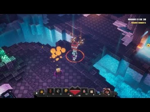 Joguei Minecraft dugeons