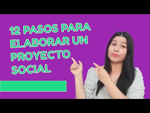 Elaboración de proyectos sociales en 12 pasos