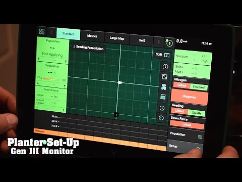 Precision Planting 20/20 Gen 3 Monitor - Planter Setup