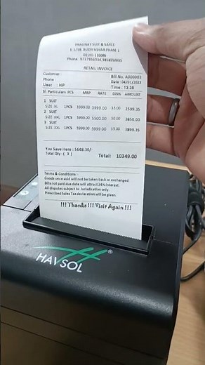 Customization with receipt thermal printer setup in marg erp #margerp #margerpsoftware #margsoftware