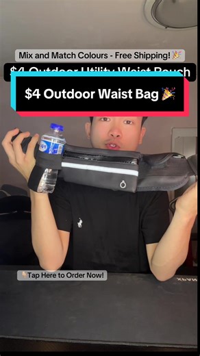 $4 Outdoor Utility Waist Pouch for Active Lifestyles
