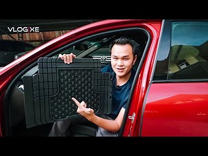 Thảm nhựa cắt theo xe Weathertech AVM - Khá khít cho VinFast LUX A | Vlog Xe