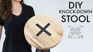 117K views · 1.5K reactions | DIY Knock Down Stool or Side Table // Easy Woodworking Joinery // Mortise and Tenon // DIY Project | 3x3 Custom | Facebook