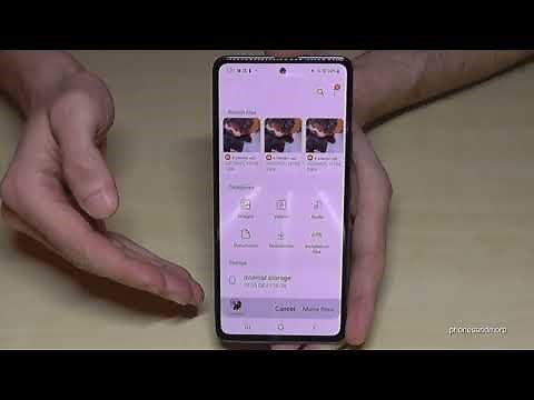 Samsung Galaxy A53 5G: How to transfer data from internal storage to micro SD card?