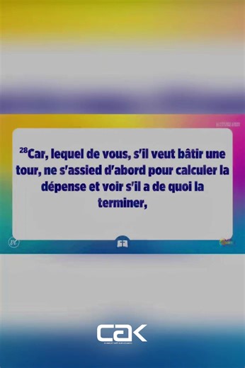 CALCULE LA DEPENSE #cak Message complet 👉 https://youtu.be/zpgphtzxpCM | Pasteur Charles Arthur Kouassi