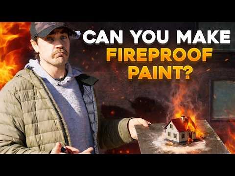 Can You Make Fireproof Paint from Household Materials?