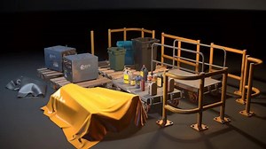 Grab this incredible collection of warehouse props built with AAA quality - perfect to save you an ton of time on your commercial project - http://cbr.sh/v29z10 #gamedev | Cubebrush