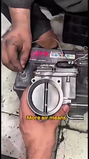 How a Throttle Body Controls Engine Power! ⚙️🔥 #shorts
