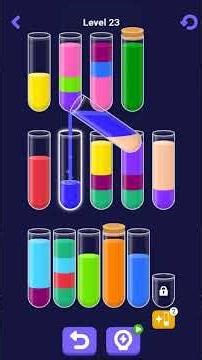 Level 23 Block Blast Water Sort Answer #blockblast