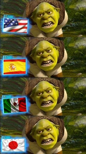 It's a wildcat from Shrek 2 in several languages ​​#latindubbing #shorts