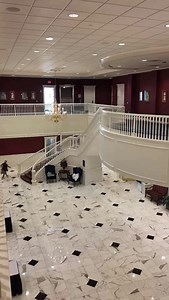 Watch the process of decorating the Chapel foyer for Christmas!🤩 Shoutout to our Physical Operations team and Director of University Events for making the foyer look magical🎄 | Dallas Baptist University