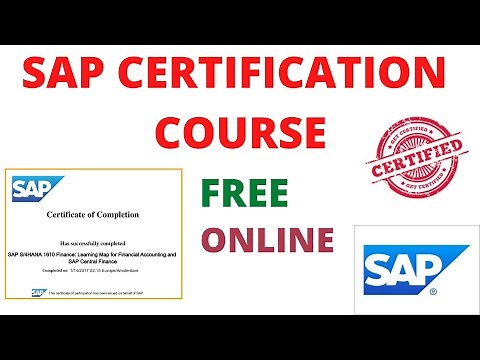 SAP CERTIFICATION | sap certification course free | sap certification online course