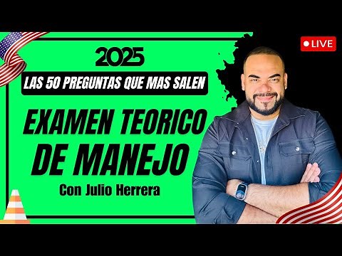 EXAMEN TEORICO De Manejo ¡ACTUALIZADO 2025!