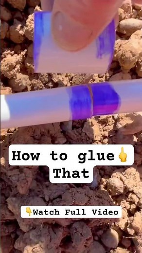 Best plumbing hack ever! How to glue PVC couplings