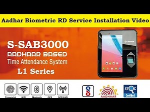 Secureye Aadhaar Biometric RD Service Installation video Model:S-SAB3000