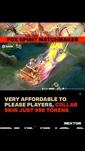 Just 990 tokens for a legend collab skin plus the button 🤩💥 crazy good deal! #HonorofKings #HoK #FoxSpiritMatchmaker #Rextor #HoKChina | Rextor