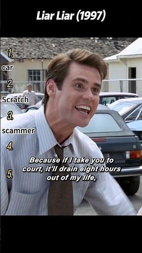 Liar Liar (1997) | Fletcher’s Car Gets Vandalized