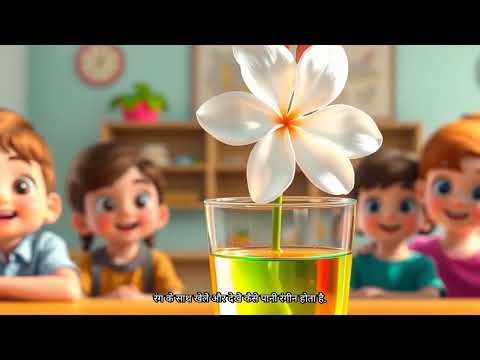 Transform a White Flower with Colorful Water! 🌸🌈 Magic Color Science