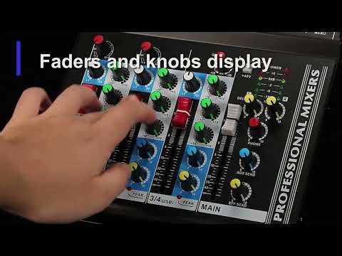 Depusheng HT4 Portable 4-Channel Digital Mixer Review – Bluetooth, USB & ID3 Display