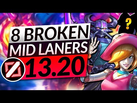 8 BEST MID LANE Champions to MAIN in 13.20 - LoL Meta Tier List Guide