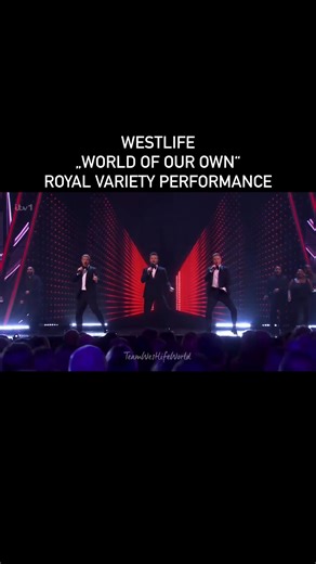 Westlife Performance of 'World of Our Own' at Royal Variety Show 2025