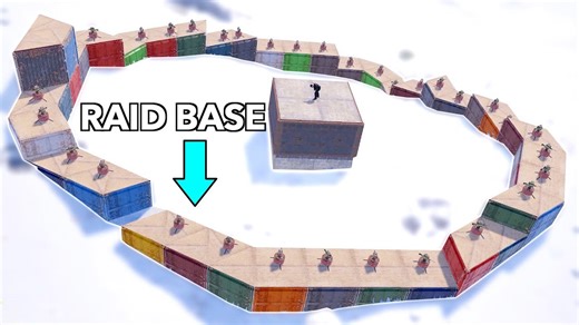 Going All Out on the Raid Base During Wipe Day Pop