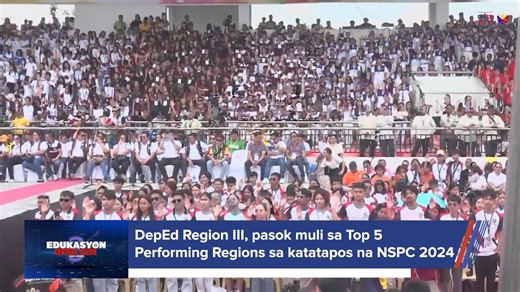Region III, balik sa Top 5 Performing Regions sa 2024 National Schools Press Conference na ginanap sa Carcar City, Cebu Narito ang special report mula kay Aida Dela Torre kasama si John Kevin Benigno. | DepEd Regional Office III