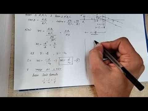 simple microscope magnifying power