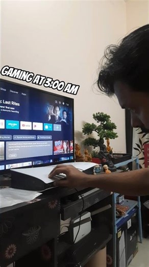 When u Turn on PS5 at 3 AM 🤯😱 #funny #ps5 #shorts