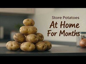 How To Store Potatoes At Home For Months : Easy Long-Term Storage Guide