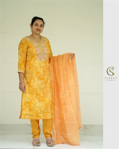 Clara's Studio on Instagram: "STUNNING SUIT SET UNDER ₹1300!💸 Get the premium look of Modal without the premium price tag. • Work: Block Print + Neck Embroidery • Dupatta: High-quality Digital Print • Bottom: Designer Style • Sizes available: M(38) to XXL(44)"