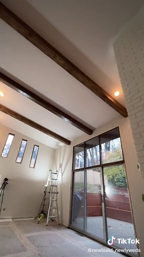 Ceiling Beam Renovation: Final Reveal