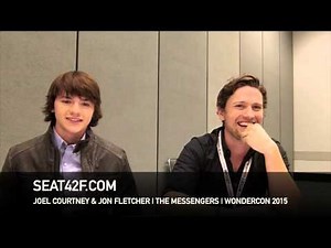 Joel Courtney & Jon Fletcher THE MESSENGERS Interview WonderCon 2015