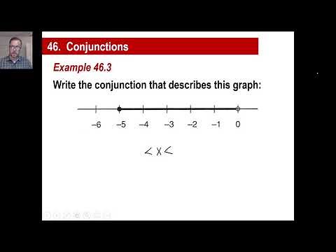 Saxon Math - Algebra 1: 3rd Edition (Lesson 46 - Conjunctions)