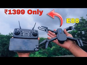 Remote control drone with hd camera unboxing, flying, camera test