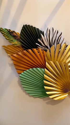 DIY Paper Palm Leaf Home Decor and Fall Vibes 🍂