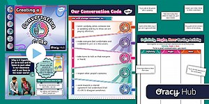 UKS2 Creating a Conversation Code Oracy Activity Pack