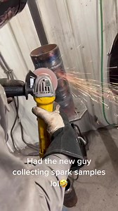 Make sure you get those spark samples #weldingschool #welder #fyp #lol #welderprank #viral | Western Welding Academy