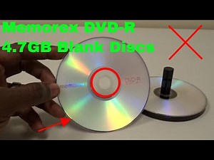 ✅ How To Use Memorex DVD-R 4.7GB Blank Discs Review