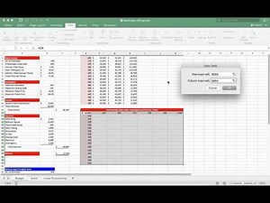 Excel: Data Tables and Solver