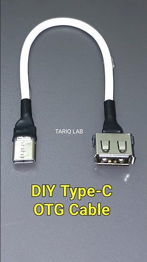 Making a type c otg cable
