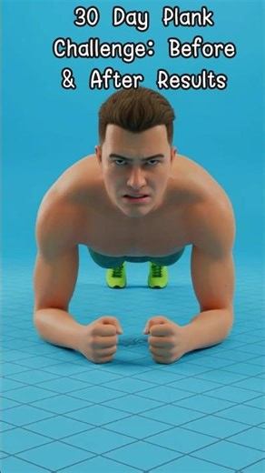 30 Day Plank Challenge: Before & After Results#30DayPlankChallenge #PlankResults #FitnessChallenge