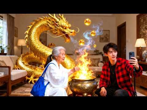 Poor guy brings an old lady home from the police; she’s a cultivation ancestor—live goes viral!