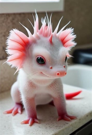 The Cutest Smiling Axolotl Ever! 😍