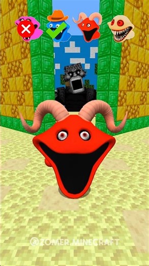 Hungry Worm Italian Brainrot vs Closing Door CHALLENGE #minecraft #brainrot