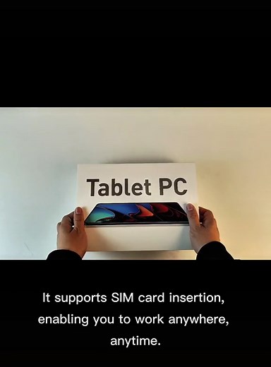 Hello, everyone. Today, we're going to unbox the flagship tablet of Suxi, the A9-XPro. This tablet is equipped with a powerful T616 processor, which can easily handle office work, gaming, and video editing tasks. It supports SIM card insertion, enabling you to work anywhere, anytime. With a large 7000mAh battery, it can last for a whole day. For home use, the A9 has an 11-inch large screen while weighing only 350 grams. So even if you lie in bed and hold the tablet to watch dramas, you won't fee
