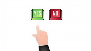 Yes No Button Feedback Concept Positive: стоковое видео (без лицензионных платежей), 1078613459 | Shutterstock