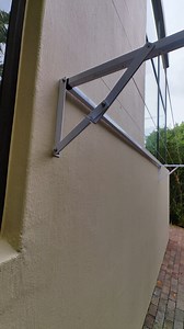 The Aluminium Fold Away Wash Line, a rust-free, lightweight aluminium clothesline with a weatherproof powder-coated finish. Designed for modern South African homes, it offers easy operation, space-saving fold-down functionality, and versatile sizes to suit any laundry need. | Shadeworx Pty Ltd